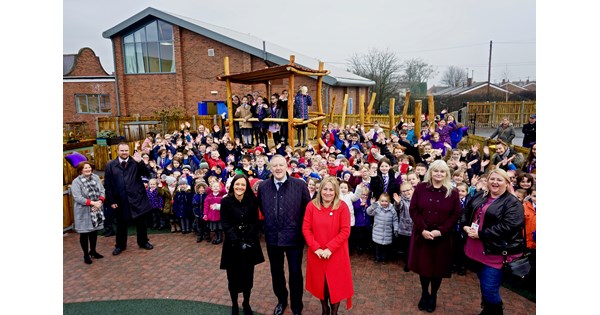 New adventure playground unveiled at Sacriston Academy | Sacriston Academy